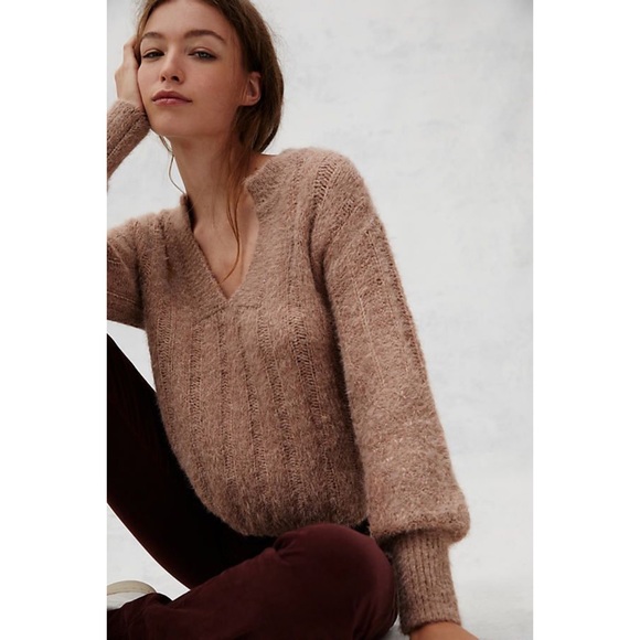 Pilcro | Sweaters | Anthro Pilcro Maggie So Soft Taupe Sweater M | Poshmark
